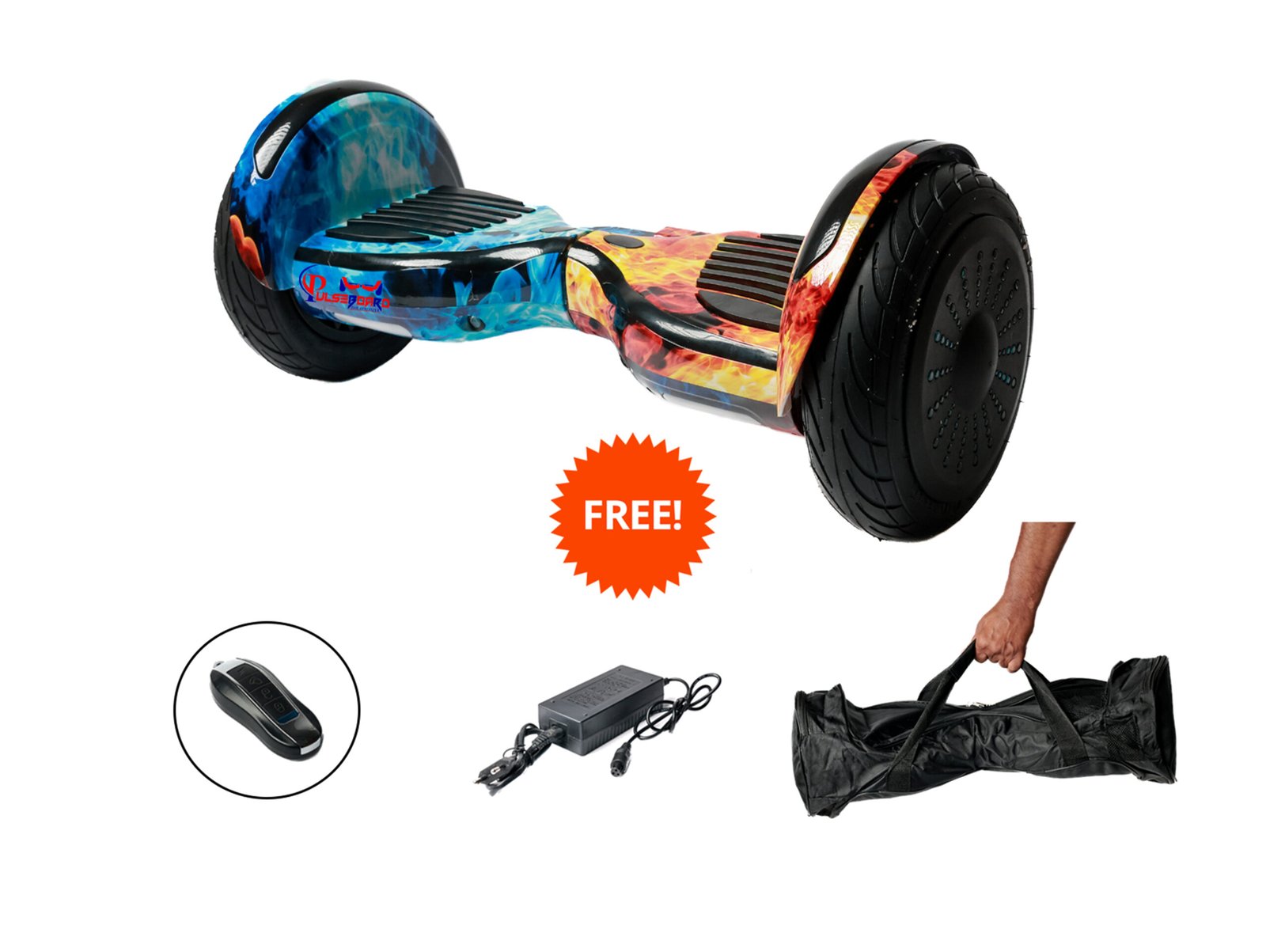 PB11 Cool Fire Hoverboard – Off-Road Adventure Scooter in India